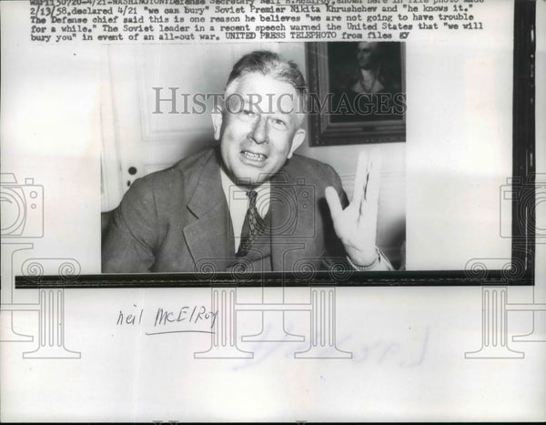 1958 Neil H. McElroy - Historic Images