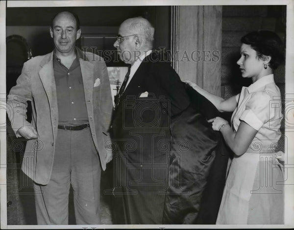 1956 Herbert Lehman at Adlai Stevenson Home, Libertyville, Illinois ...