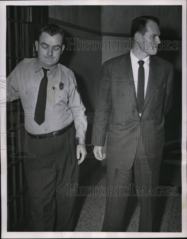 1954 Press Photo Dr Sam Sheppard and Deputy Sheriff James Kilroy ...