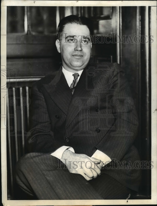1935 Press Photo New York Arthur W Motley emplot=yment consultant NYC ...