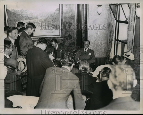 1935 Press Photo New York Count Kurt Von Haugwitz-Reventlow Arrives in ...