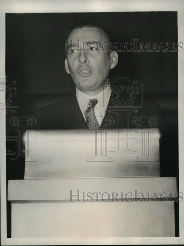 1940 Press Photo New York Berle Calls America Best Defended Part of Wo ...