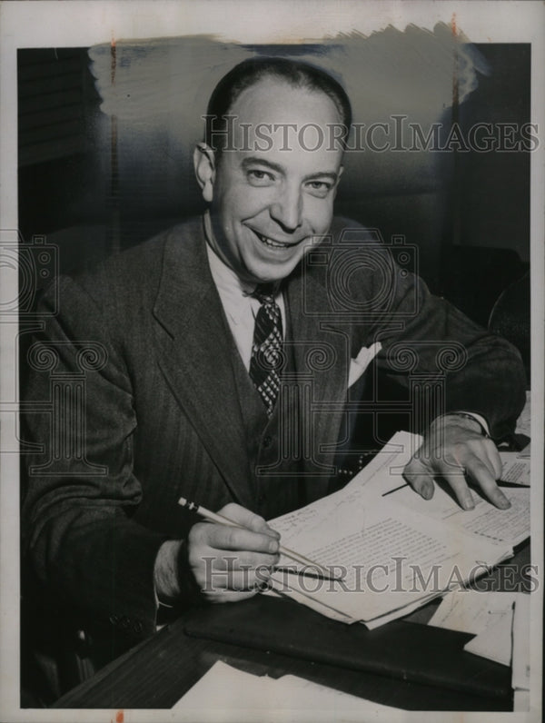 1946 Press Photo Wilson Wyatt, U.S. Government Housing Expediter ...