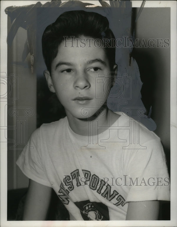 1953 Press Photo Anthony Gross at 14 - Historic Images