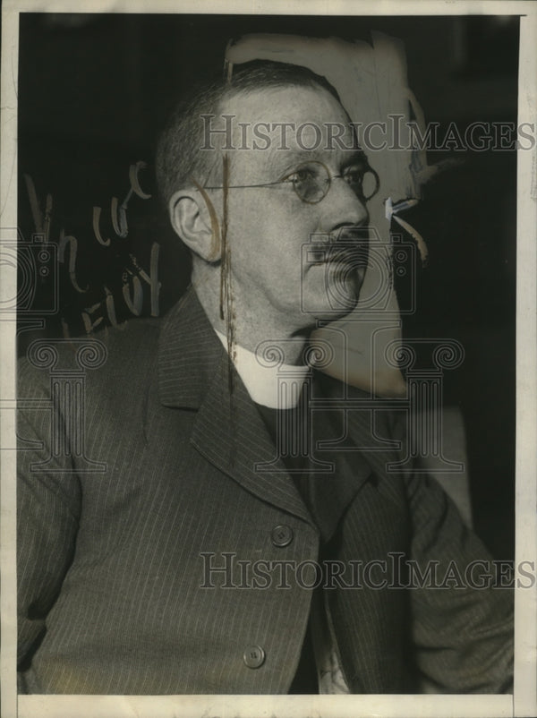 1925 Press Photo Rev. Dr. James Moffatt on his America & Canada lectur ...