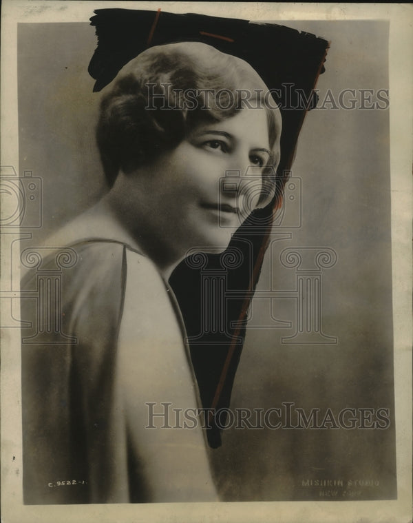 1931 Press Photo Rachel Morton French American soprano for WABC Columb ...