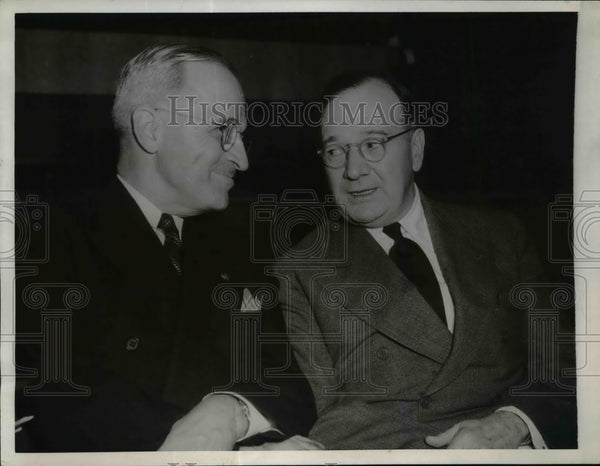 1944 Senators Harry Truman & Francis T Maloney at Convention - Historic ...