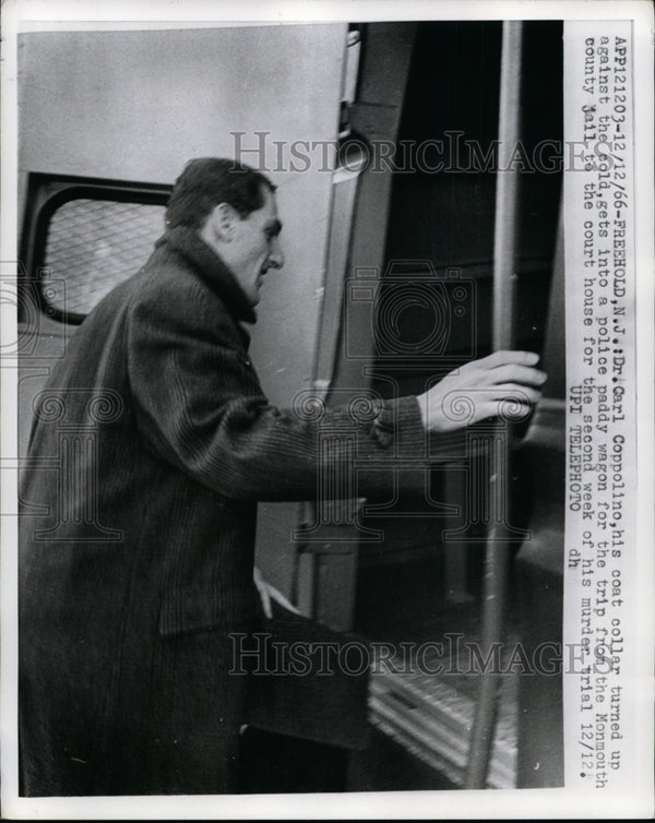 1966 Press Photo Dr Carl Coppolino Taken From Monmouth County Jail to ...