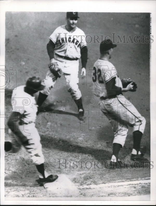 1960 Press Photo Bob Anderson, E Bouchee, Cubs, Tony Curry Philadelphi ...