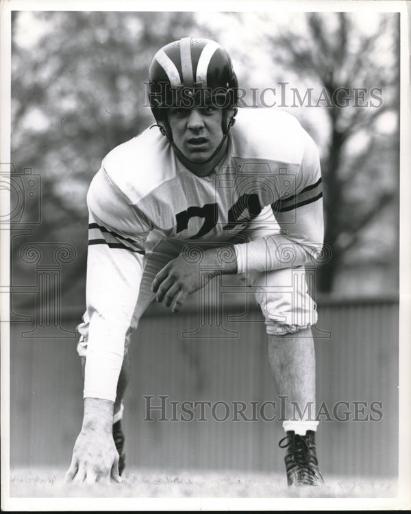 1955 Press Photo Frank Paparazzo, Purdue Tackle - nes12371 - Historic ...