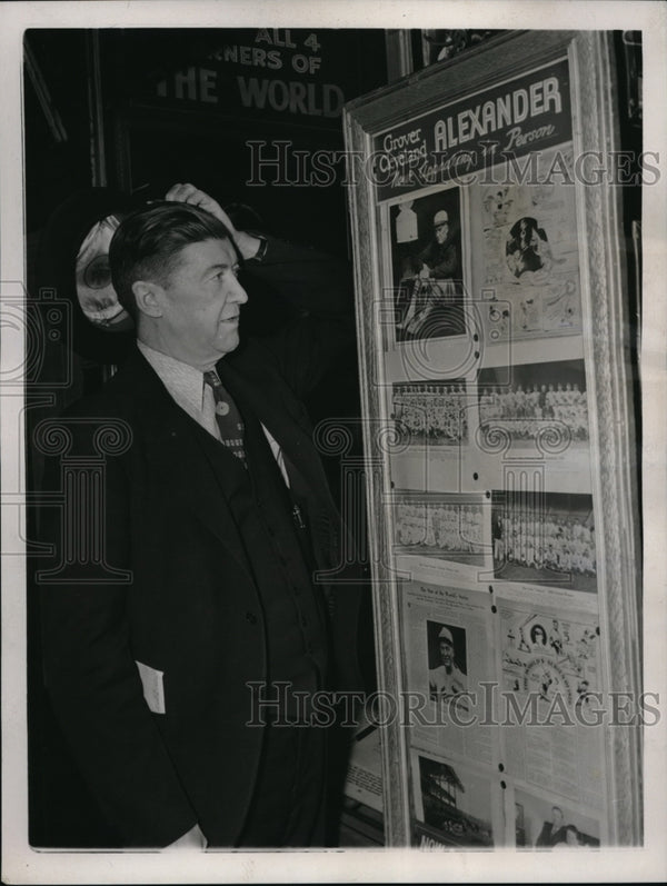1939 Press Photo Grover Alexander Cleveland New York NNichel Museum ...