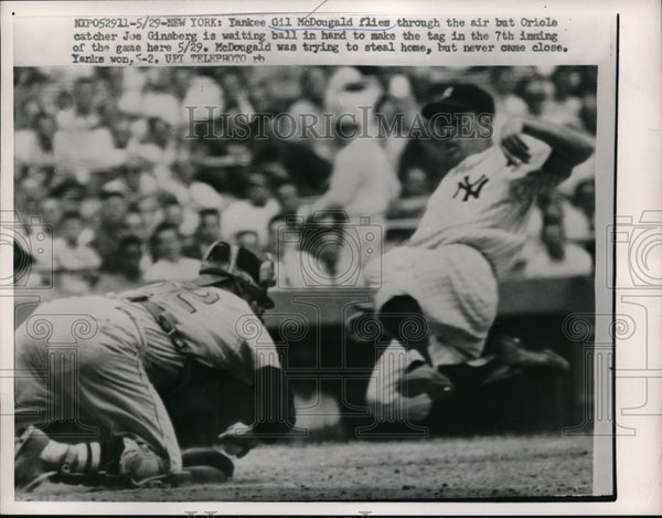 1959 Press Photo Gil McDouglad and Joe Ginsberg - nes15642 - Historic ...