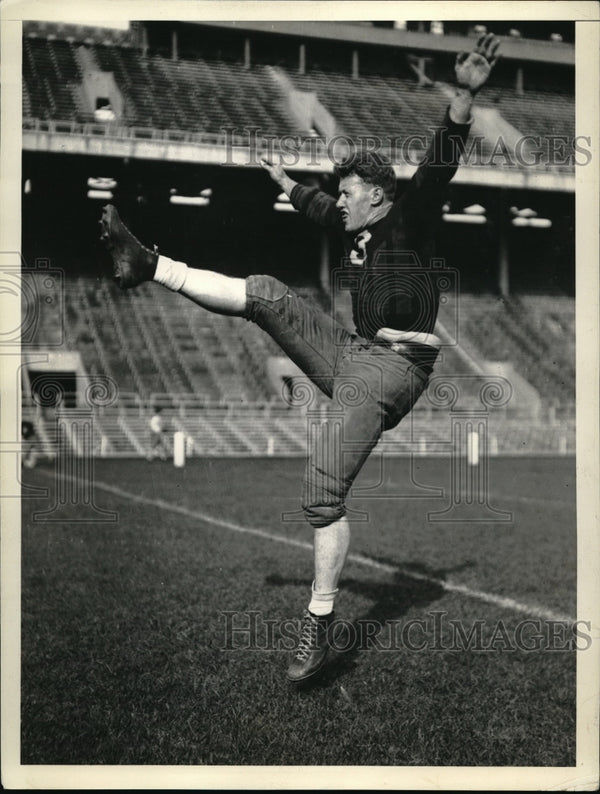 1933 Press Photo Don Kellett star halfback of Univ of Pennsylvania Foo ...