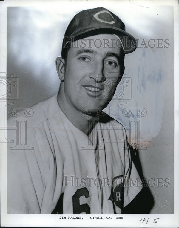 Press Photo Cinncinati Reds player Jim Maloney - nes19453 - Historic Images