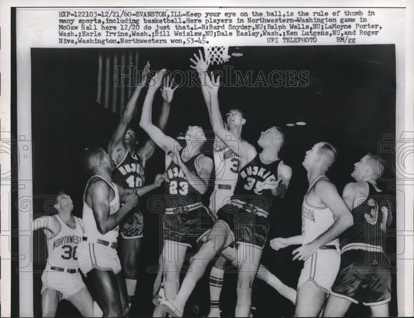 1960 Press Photo Bard Snyder, Ralph Wells, LaMoyne Porter, Earle Irvin ...