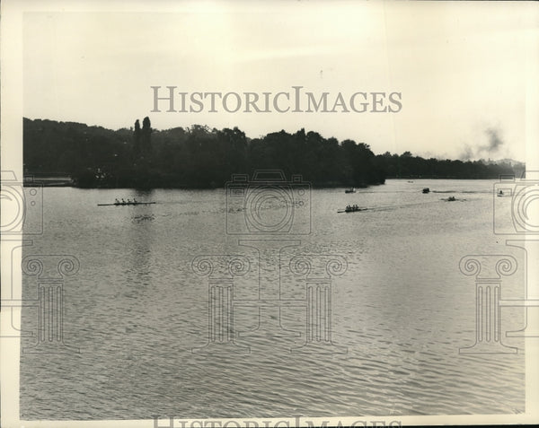 1936 Press Photo Natl Sculling Olympic tryouts at Philadelphia - nes21 ...