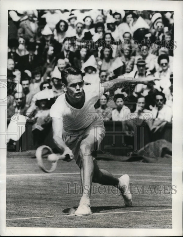 1947 Press Photo Wimbledon England Jack Kramer vs Tom Brown - nes31039 ...