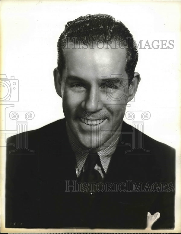 1936 Press Photo Baritone Jerry Cooper to Be Heard on CBS' Tea at The ...