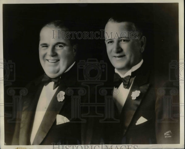 1930 Press Photo Jack Richards, Billy Church, Radio Artist Kingtaste N ...