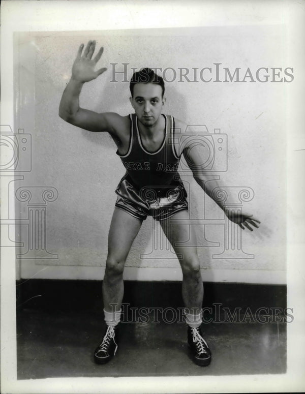 1935 Frank Wade, Guard for Notre Dame Basketball - Historic Images