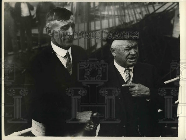 1928 Press Photo Captain Bill Mortenson of Star of England - Historic ...