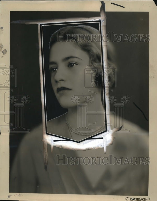 1932 Press Photo Miss Phyllis Pratt daughter of Rep Ruth Pratt of NY ...