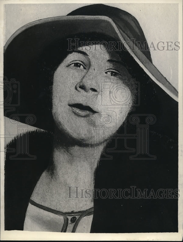1928 Press Photo Lila Stovall Antoine Oakland Calif bride thinks hubby ...
