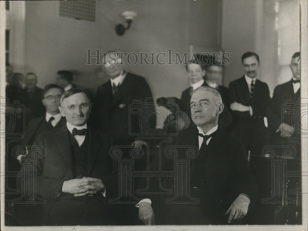 1920 Press Photo Judge Ames & John Barton Payne Shipping Board in Cour ...