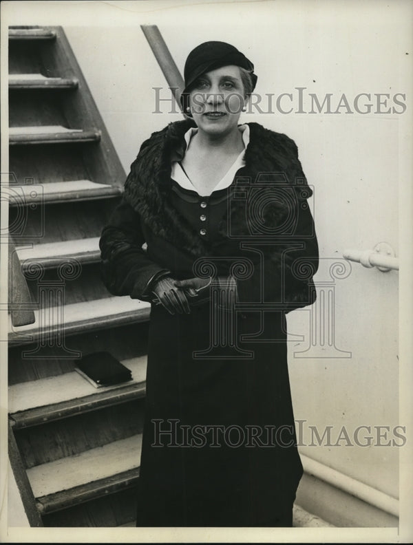 1931 Press Photo Madame Andre Gilbert - Historic Images