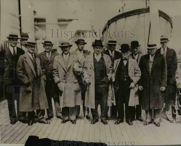 1932 Press Photo US Delegates to International Congress of Local Autho ...