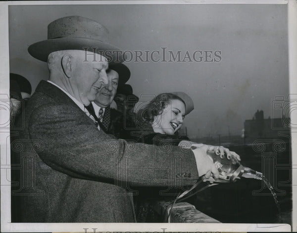 1948 Gov Martin Kennelly at Canal Street Bridge Opening Ceremonies ...