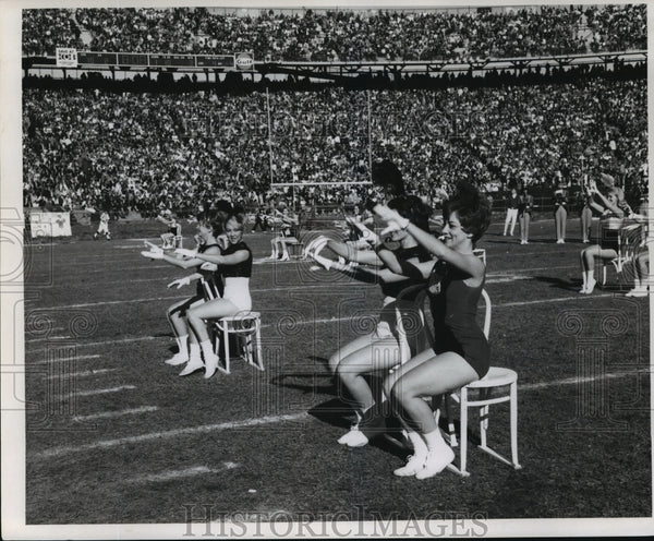 Sugar Bowl - Majorettes Performing at Halftime with Chairs - Historic ...