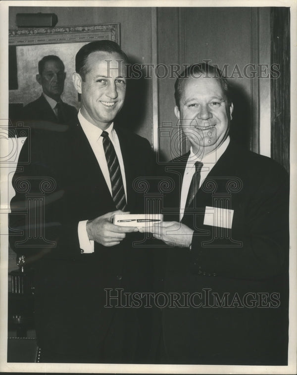 1967 Senator Russell B. Long with NFL Commissioner Pete Rozelle ...
