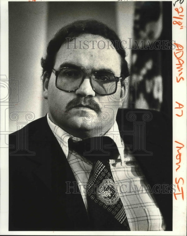 1980 Press Photo Detective Randy Adams. - noa09702 - Historic Images