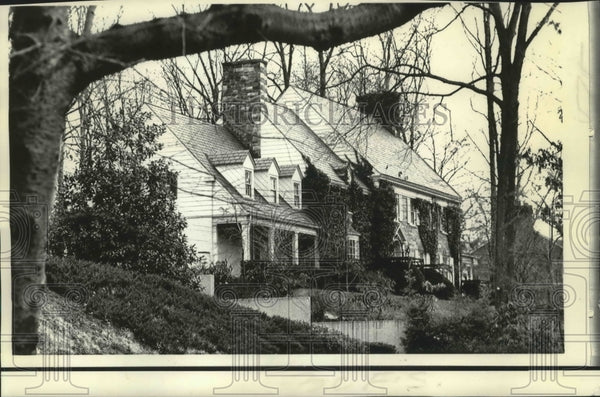 1972 Press Photo Vice President Spiro T. Agnew Home Purchased in Kenwo ...