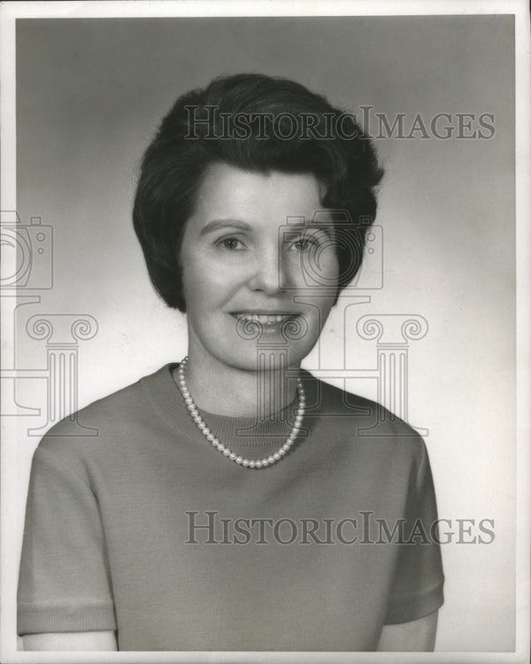 1967 Press Photo Mrs. Alan S. Boyd, Wife of the Transportation Secreta ...