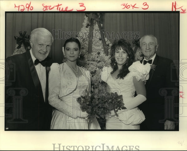 1990 Press Photo Al Kobila, Eva Tavlin, Gina Palmisano, Mike Cusimano ...