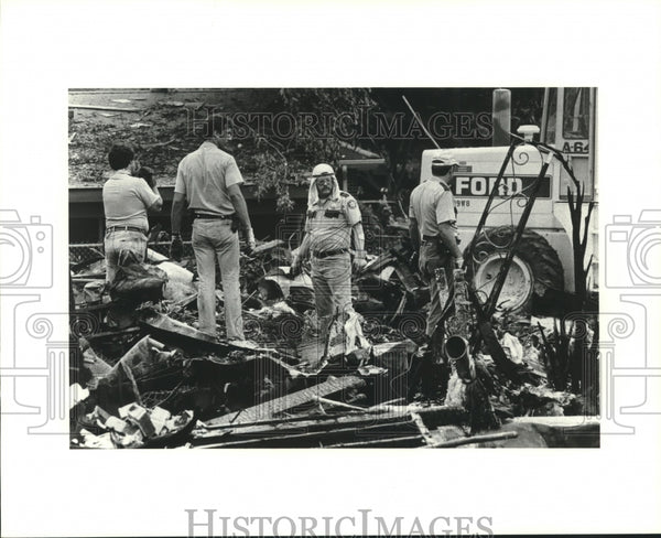 1982 Press Photo Pan Am Flight 759 plane crash - noa91608 - Historic Images