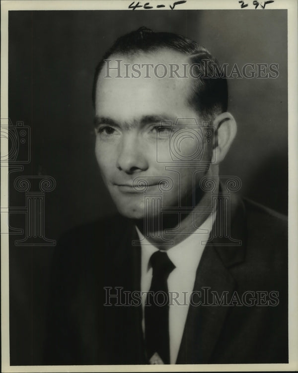 1969 Press Photo Reverend Dell S. Durand, Louisiana Commission on Agin ...