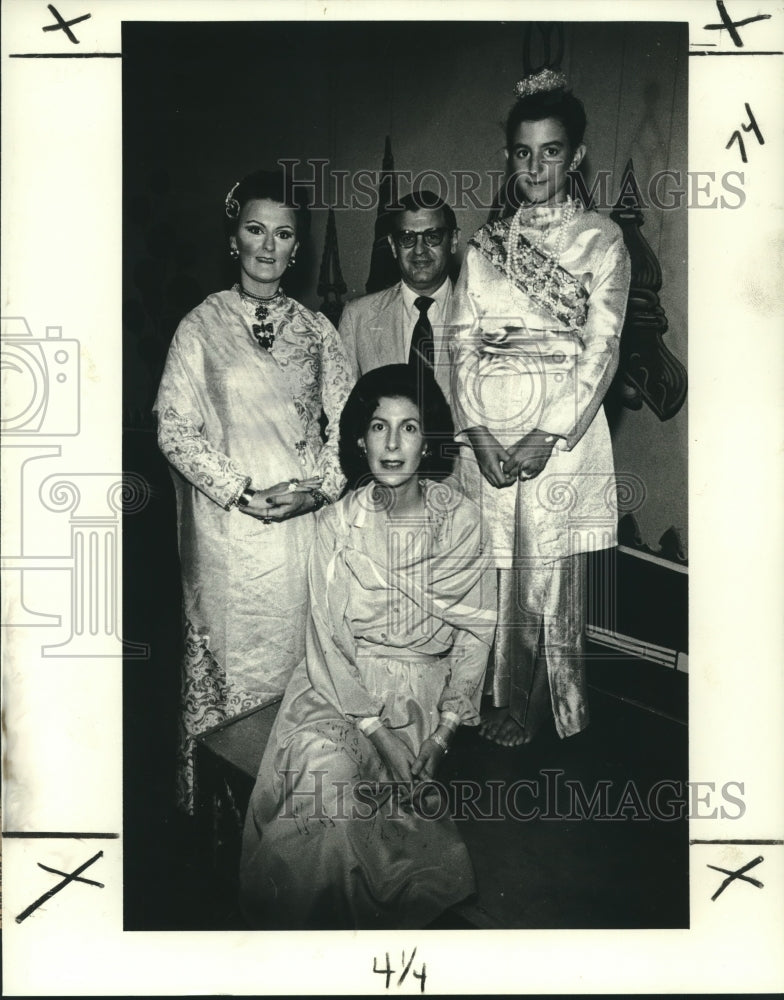 1979 Press Photo Patricia Brooks Etienne, William Abrams, Holly Abrams ...