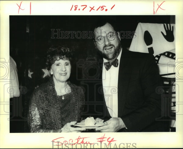 1994 Press Photo March of Dimes - Gladys Niles and Tom Fitzmorris ...