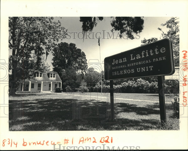 1983 Jean Lafitte National Historical Park, the Islenos Unit ...