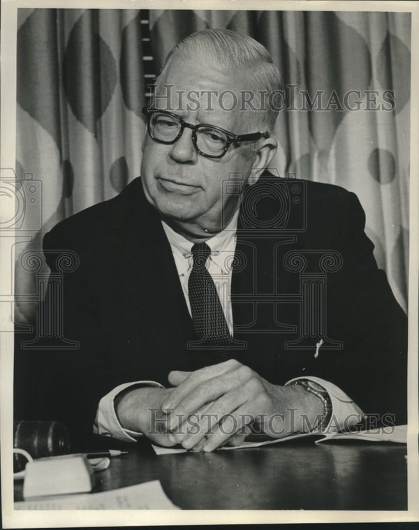 1965 Press Photo Henry H. Fowler, Secretary of the Treasury - nob11613 ...