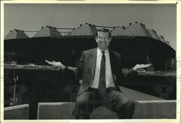 1988 Press Photo Don Fowler, Democratic national Convention executive ...