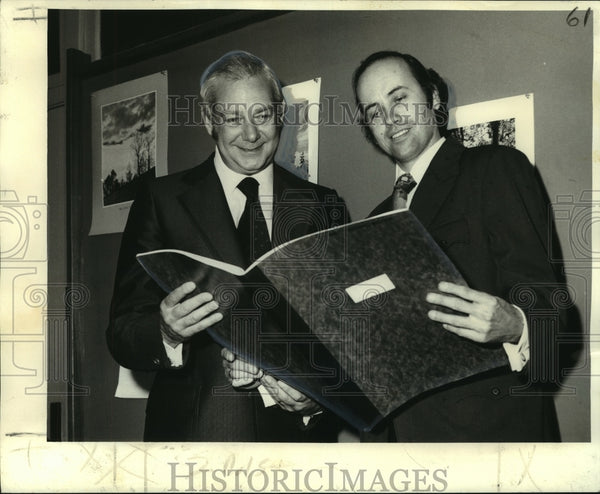 1973 Orleans Parish Supt. Dr. Gene Geisert & conductor Carter Nice ...