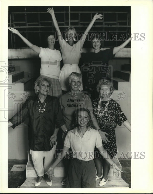 1988 Press Photo Cast of the Playmakers production Follies - Historic ...
