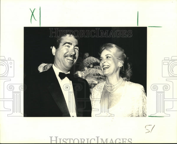 1989 Press Photo Bruce Gordon and Carol Terrell, Southern Repertory Th ...