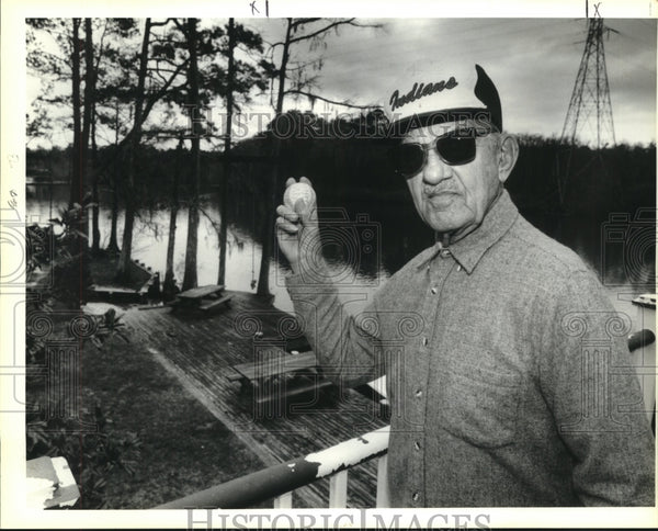 1991 Press Photo Charley Greek, George former baseballer - Historic Images