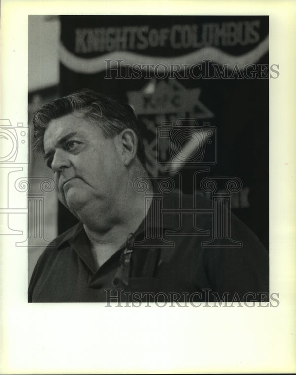 1989 Press Photo Matthew Guido of Knights of Columbus Council 1905 in ...