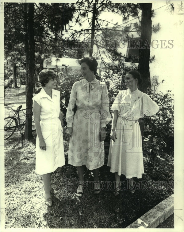 1979 Mesdames Ted Laborde, George Hasseltine and Frank Guidry ...
